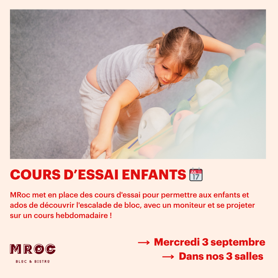 03.09 : Cours d’essai enfants ! 📆 | MROC PART-DIEU